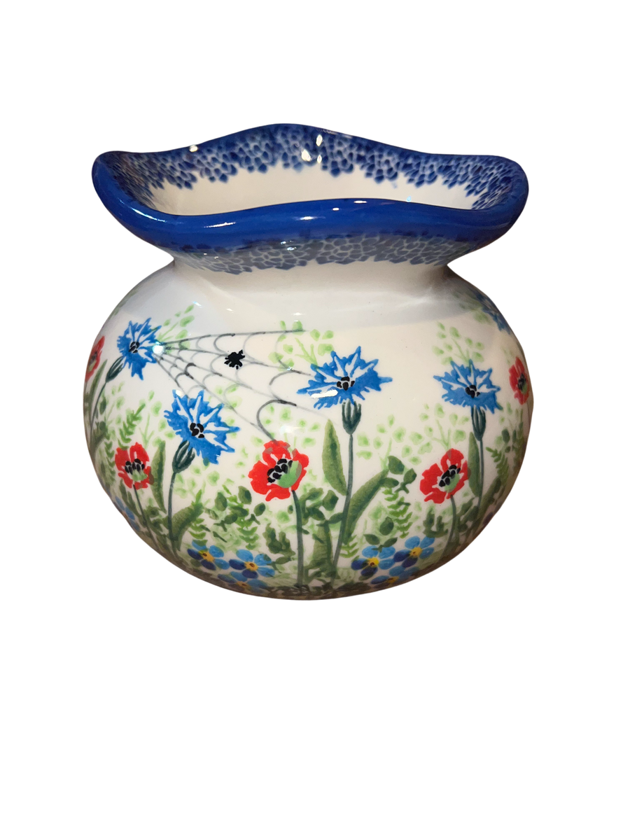 Cornflower Kula Vase – Lidia's Polish Pottery