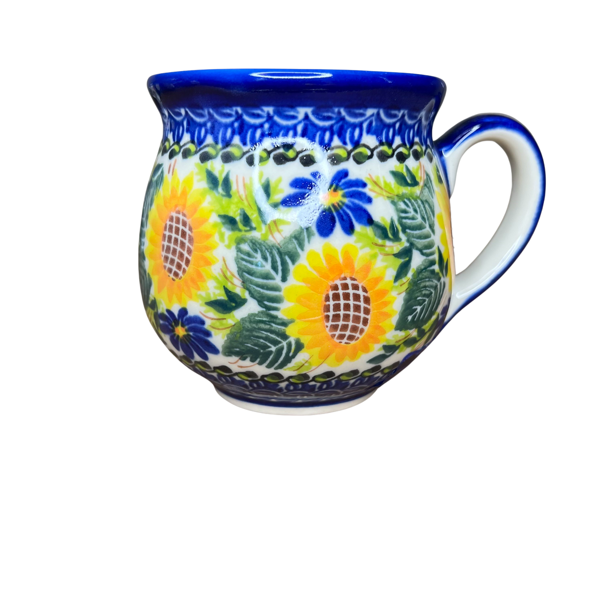 12 ounce Bubble Mug Sunflower – Lidia's Polish Pottery