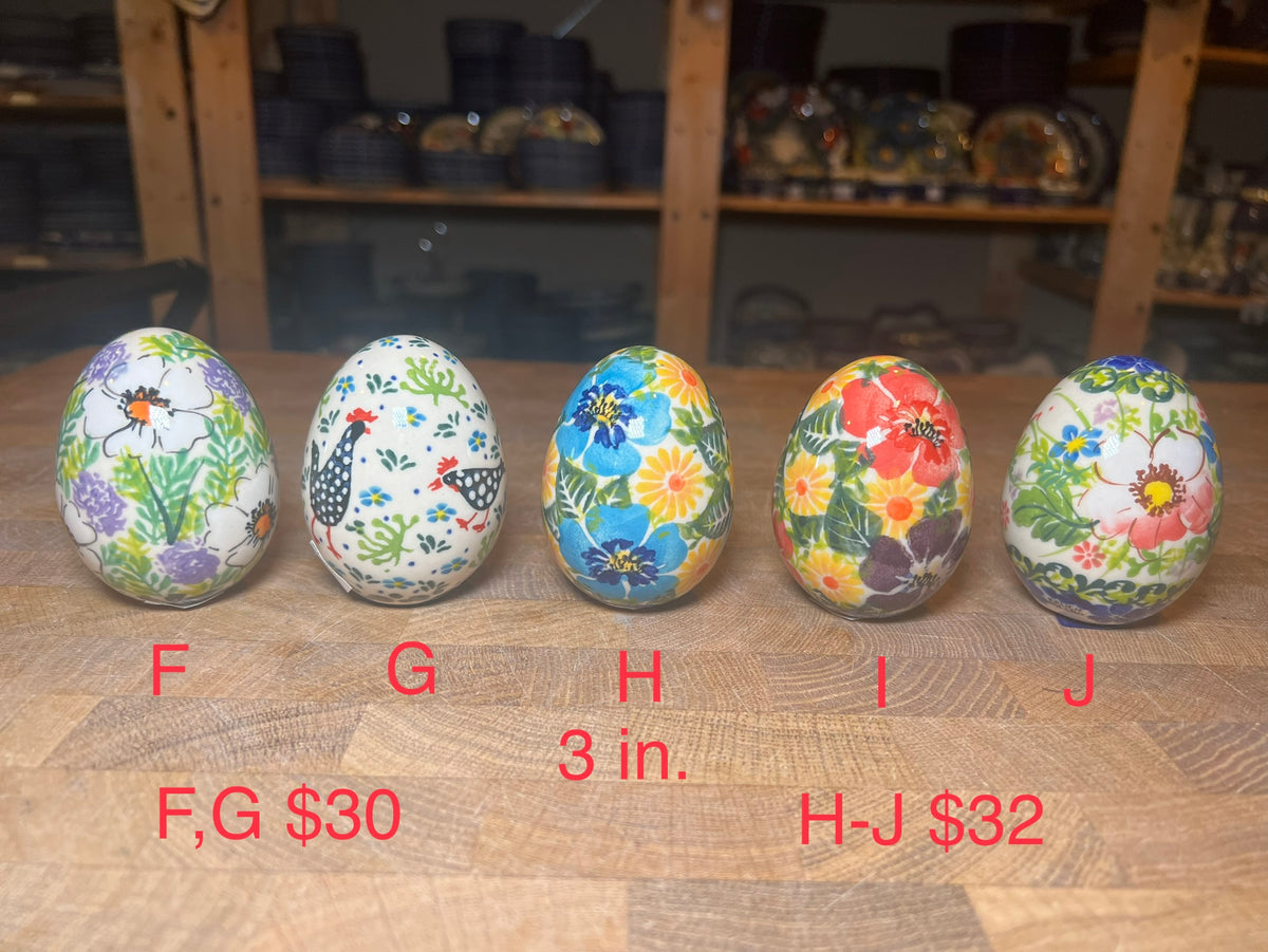 Medium Egg – Lidia's Polish Pottery