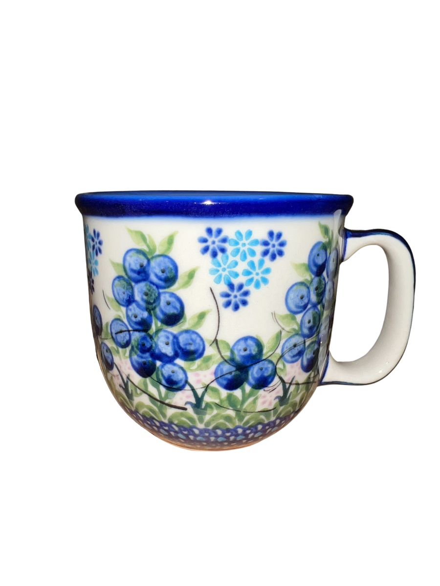 10 ounce Blueberry Viking Mug – Lidia's Polish Pottery