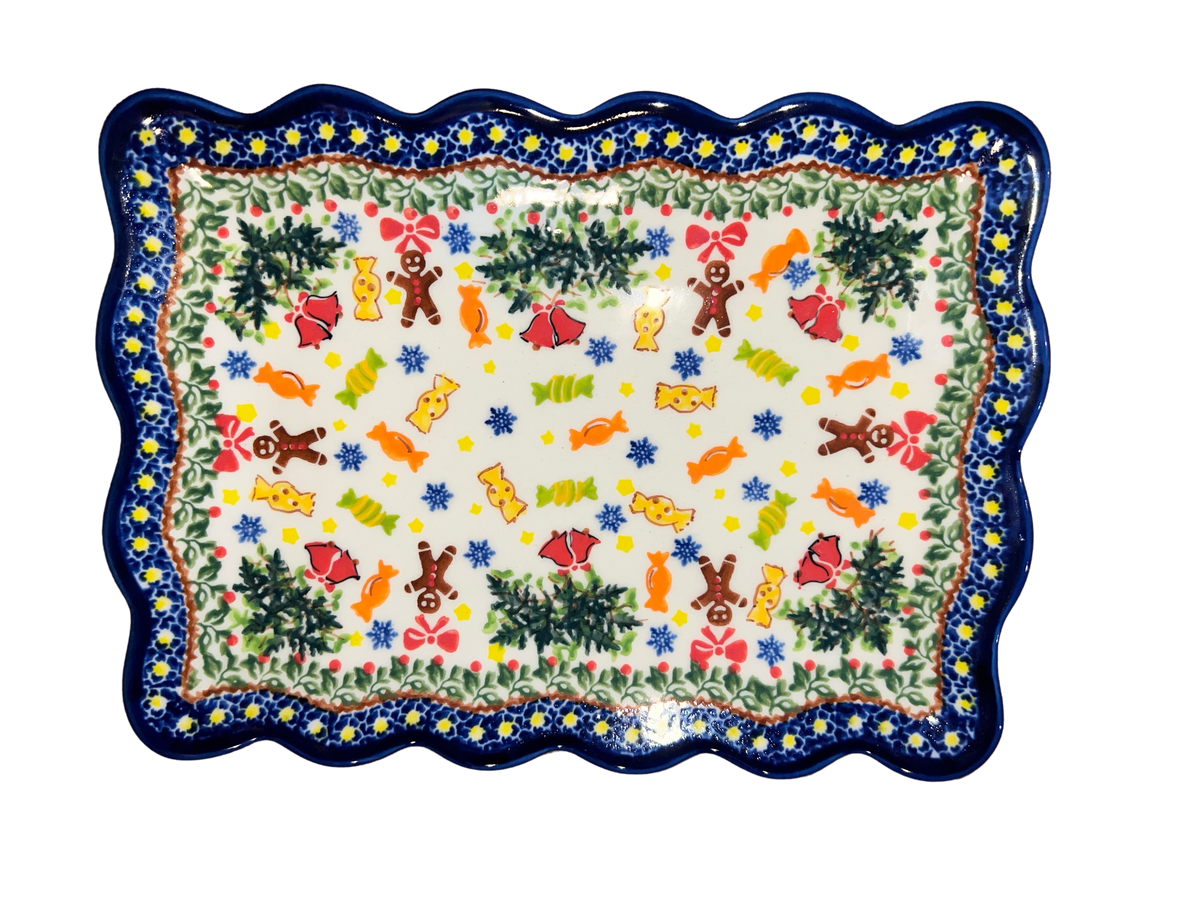 Gingerbread Man Platter – Lidia's Polish Pottery